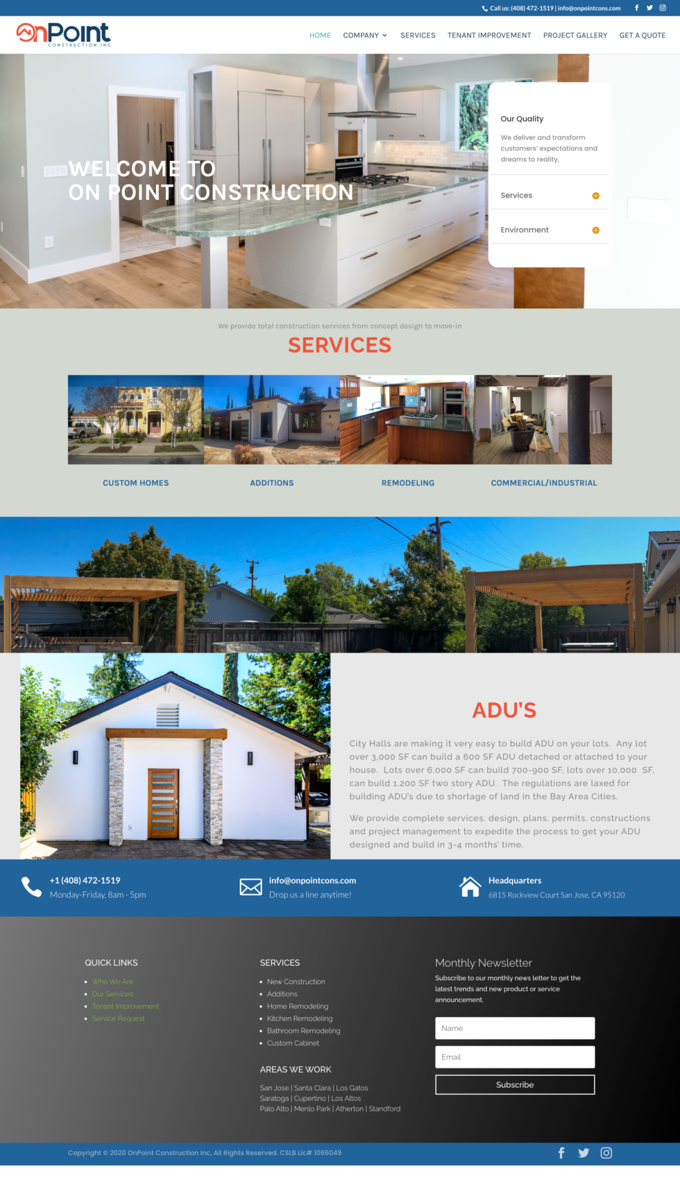 On Point Construction | Successful Digital Marketing Work